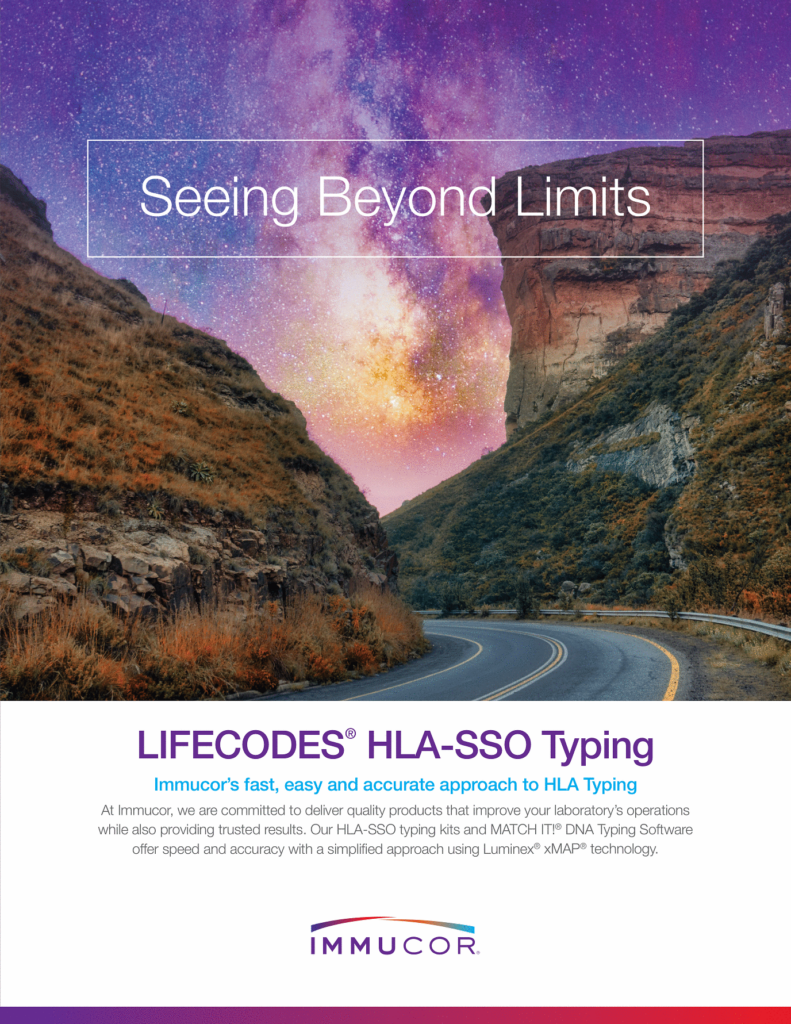 LIFECODES Rapid SSO HLA Typing Kits | Transplant HLA Genotyping | Immucor
