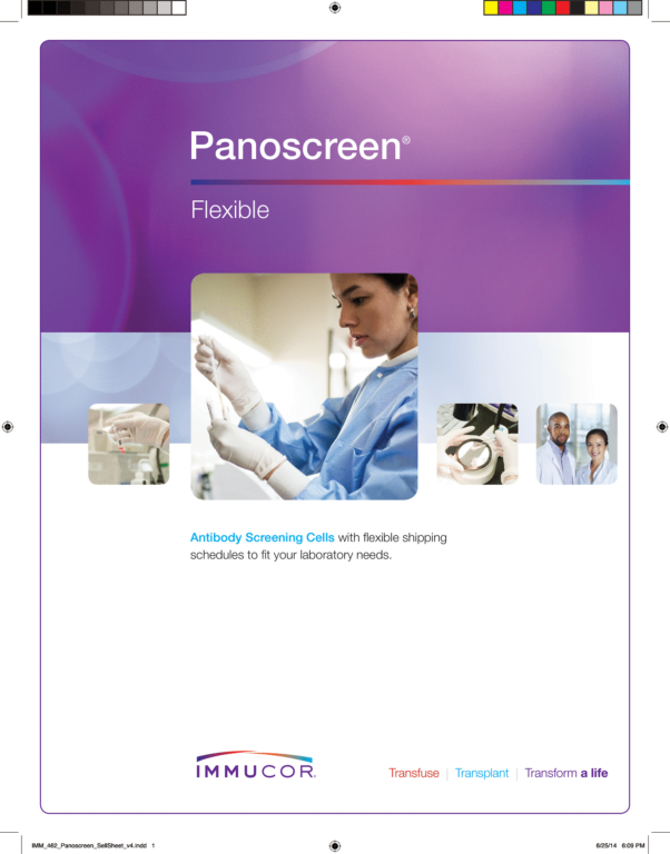 2-4% RBC Antibody Screening Cells | Panoscreen | Immucor