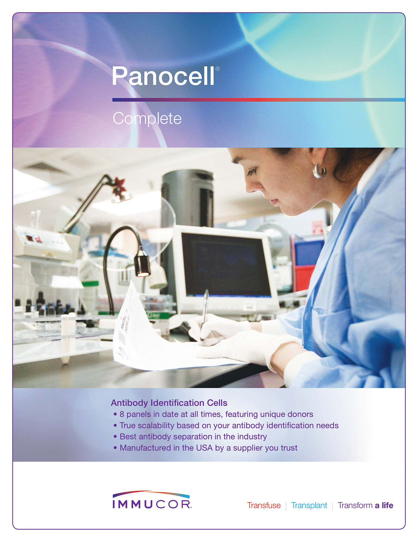 2-4% RBC Antibody Screening Cells | Panoscreen | Immucor