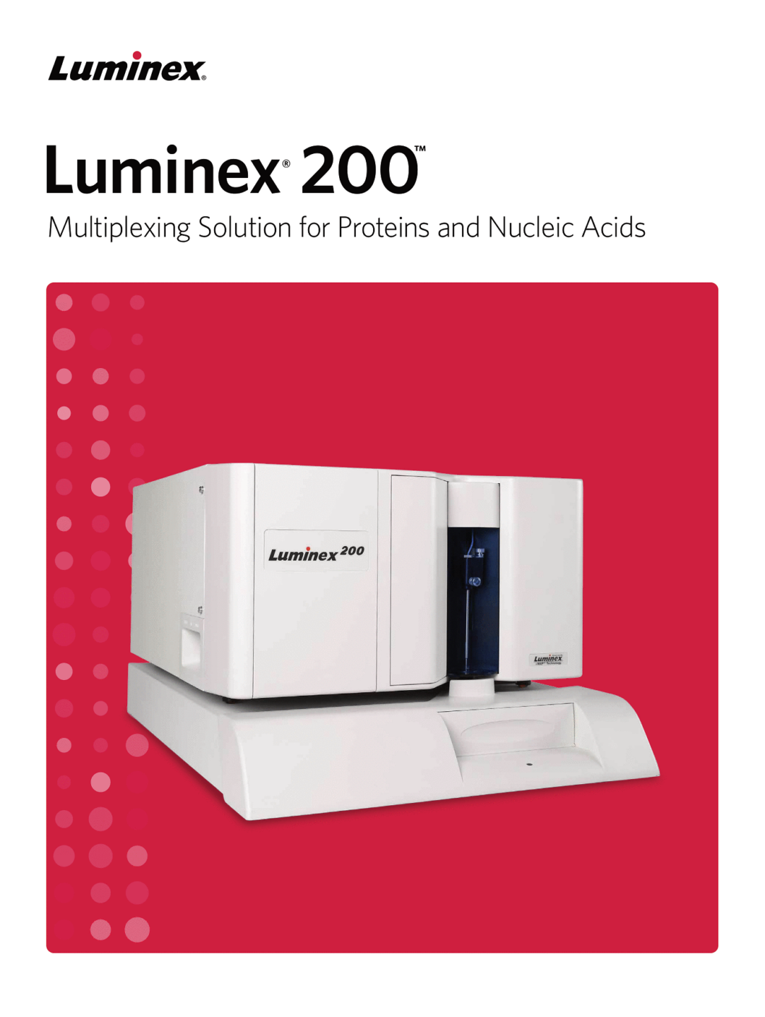 Analyzers | LUMINEX® 200™ and FLEXMAP 3D® - XMAP TECHNOLOGY | Immucor